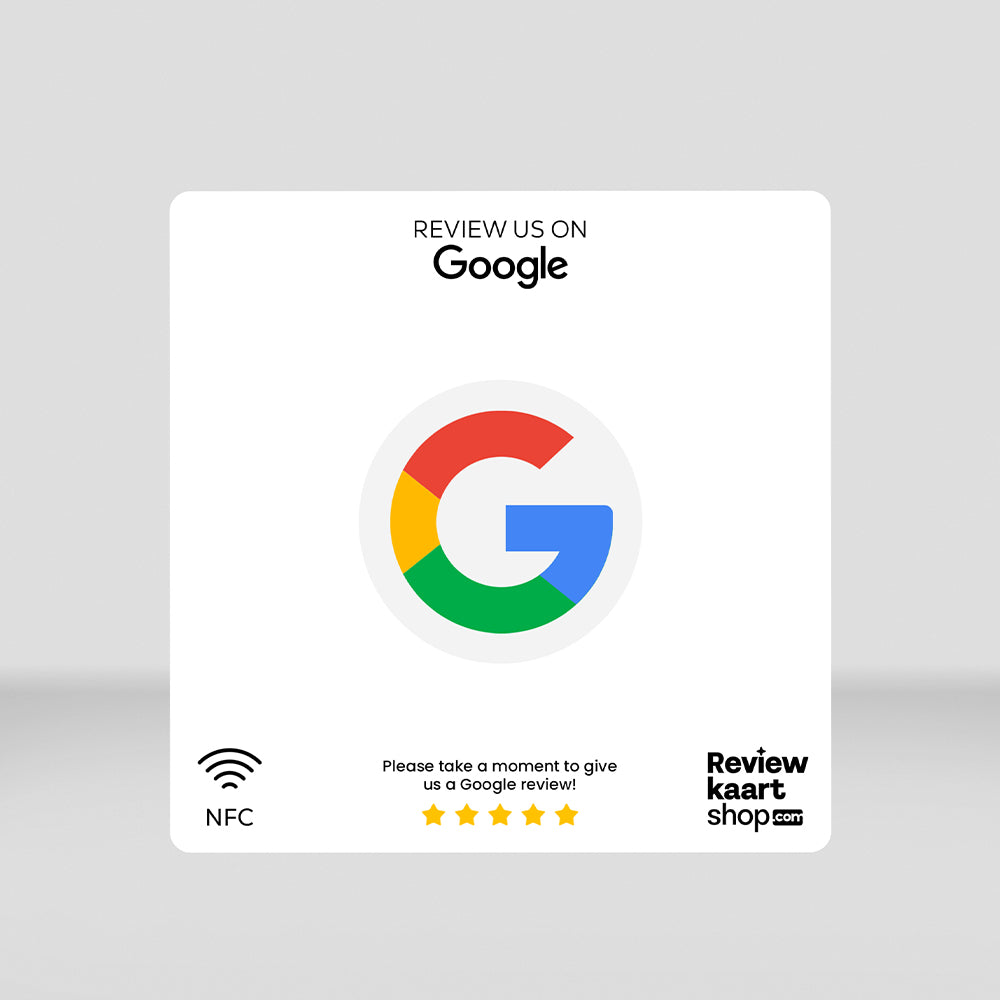 Google NFC Sign - Worldwide Free Shipping – Review Kaart shop
